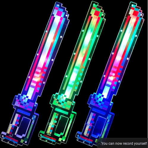 LED Minecraft Light Up Sword Toy with Sound | Resell Indy